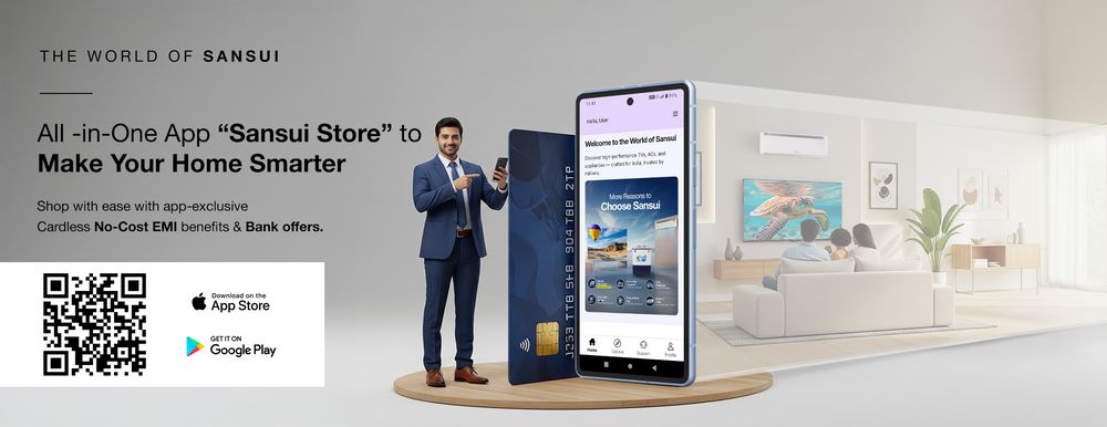 Sansui Store App : Buy Sansui products & Book Services Instantly – SANSUI